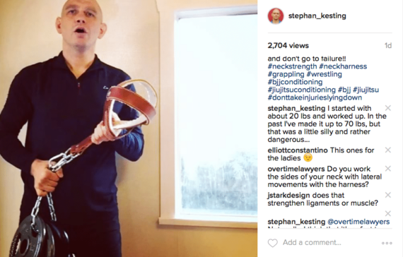 Neck Harness Trials - Grapplearts