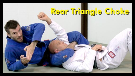 rear triangle choke - ura sankaku - for bjj, no gi grappling and mma ...