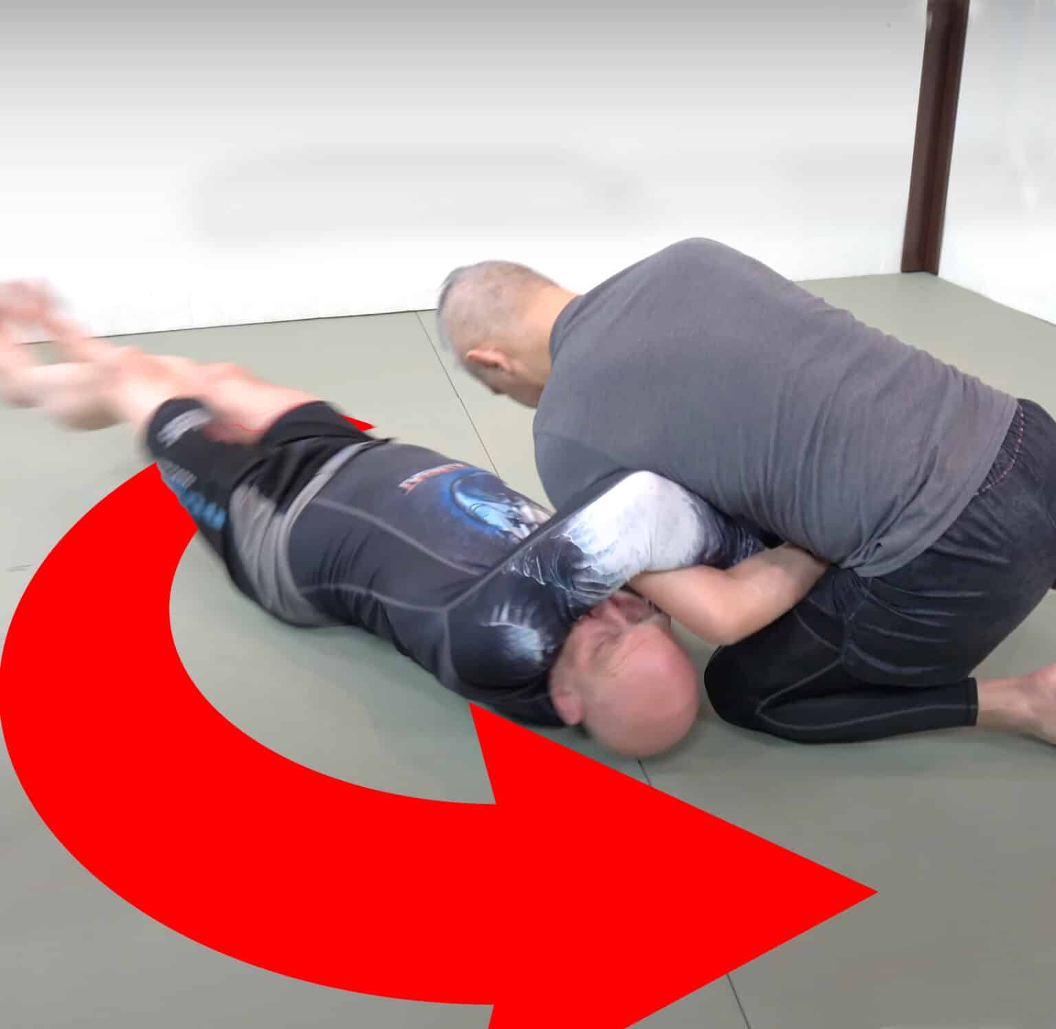 Taking the Back from Half Guard Using the Kimura Grip - Grapplearts